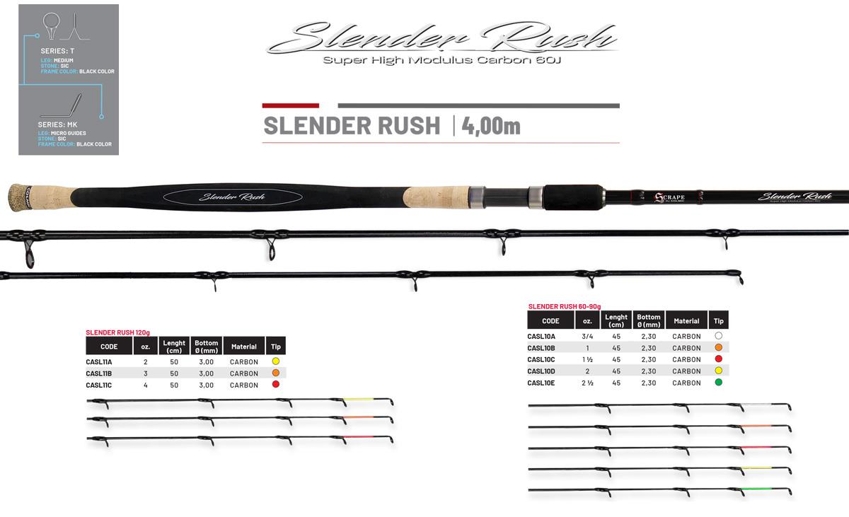 furnizori :: bestforfishing :: SLENDER RUSH FEEDER 13'2" 400 120gr 3sec