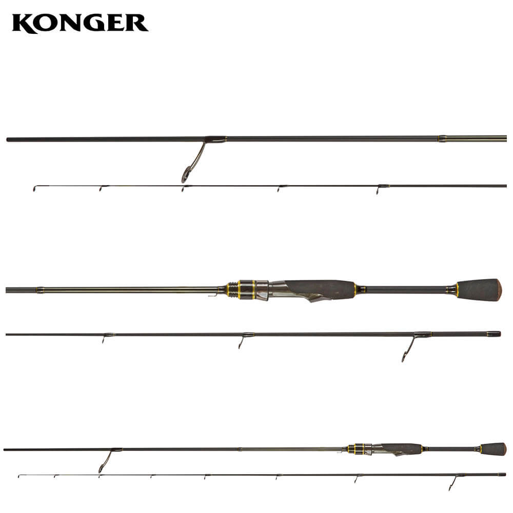Răpitori :: Lansete spinning :: Lanseta Spinning Konger Vistar Jig L, 2.15m, 2-10gr (din 2 bucati)
