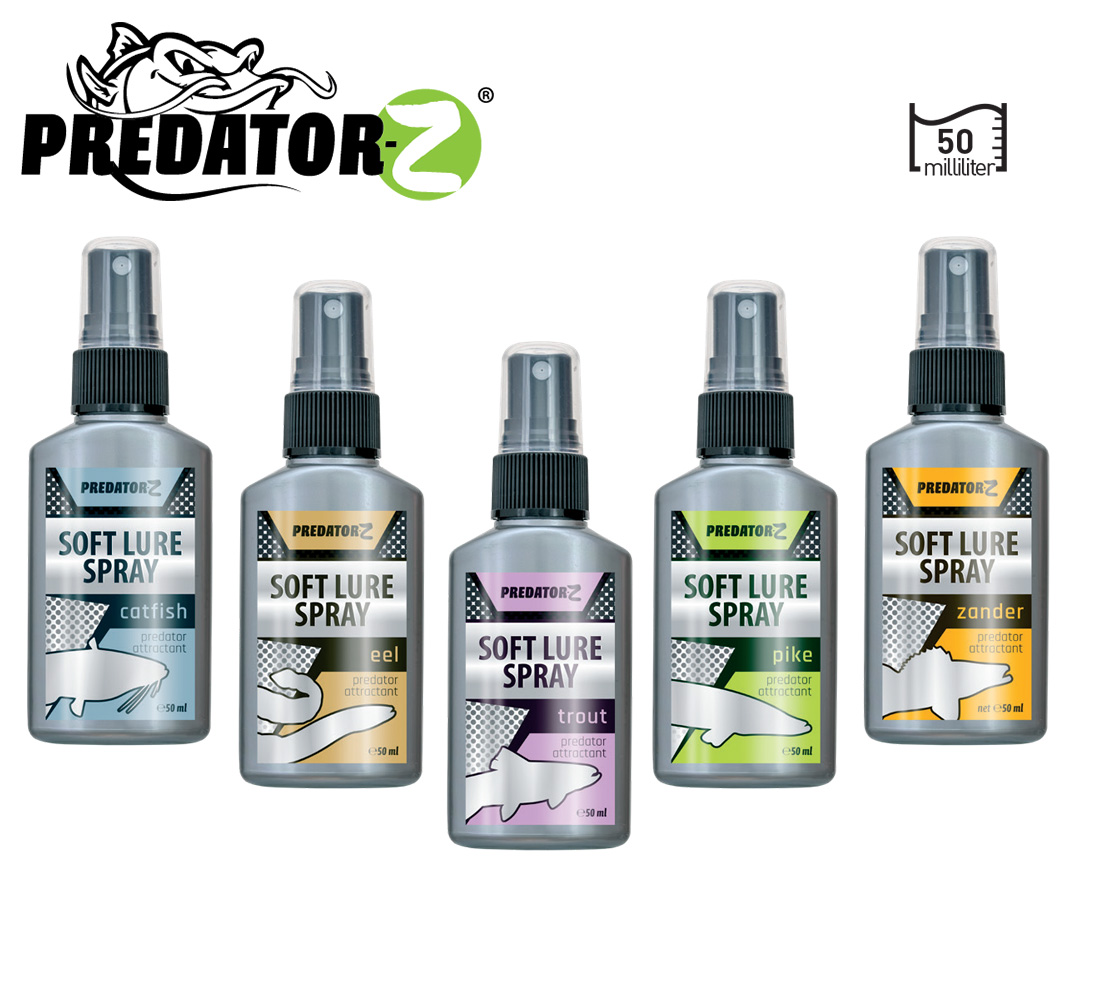 SPRAY ATRACTANT PREDATOR Z SOFT LURE 50ml Catfish Hobby Shop